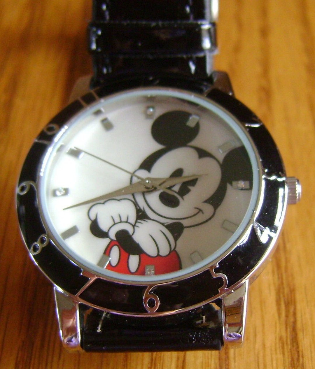 Disney MZ Berger Mickey Mouse Watch /folded Arms/ Mint / Never Worn ...
