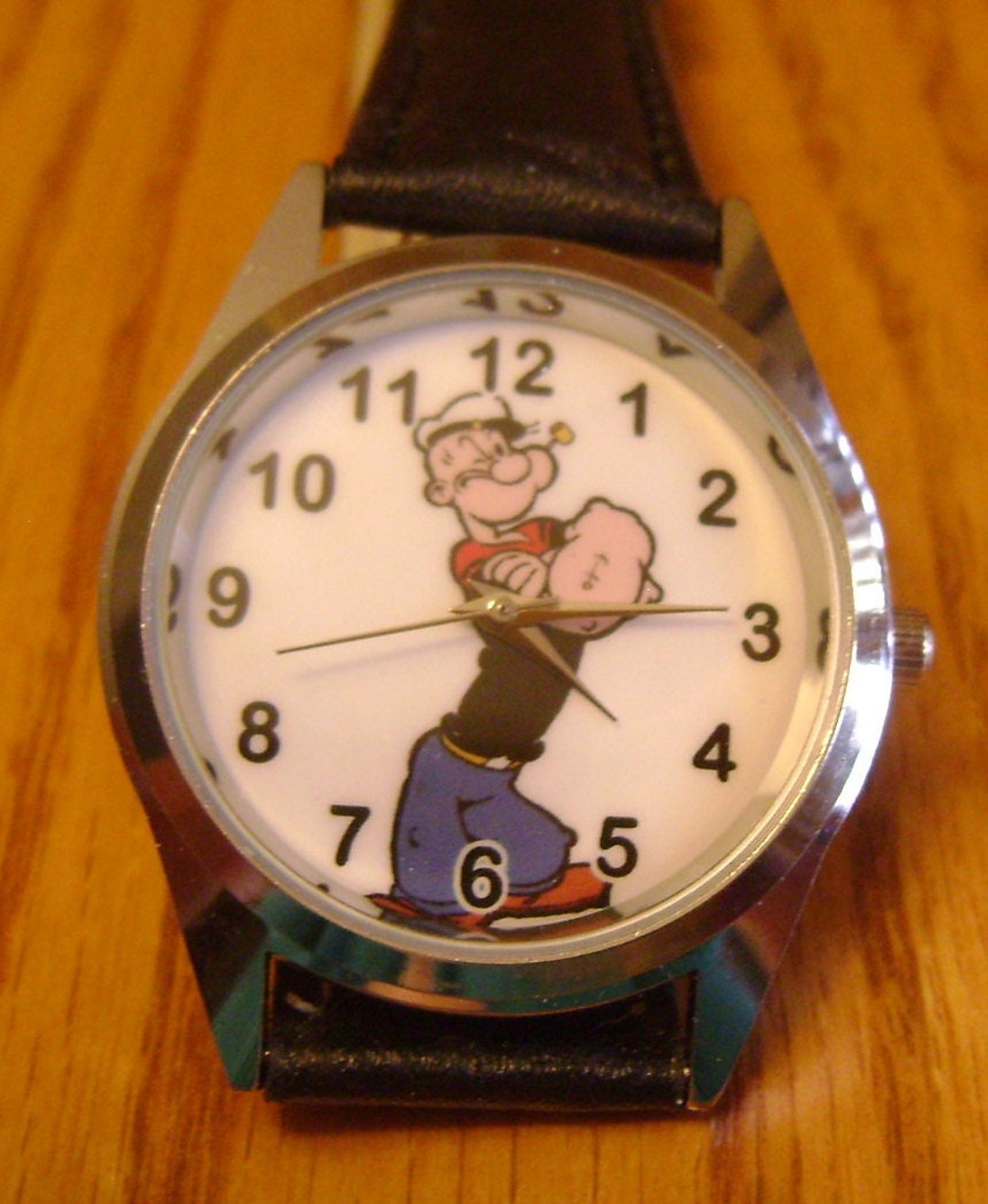 Vintage Popeye Watch / Rare / MINT Condition / Never Worn / Silver ...