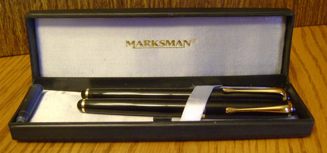 Marksman Vintage Fountain Pen Set / Original Box / Birthday / Father's ...