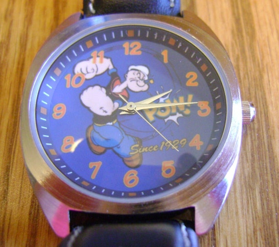 Vintage Popeye watch 75 Years/ Rare / MINT condition … - Gem