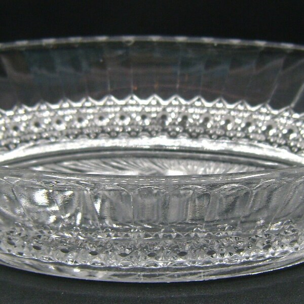 Shallow Glass Bowl - Etsy