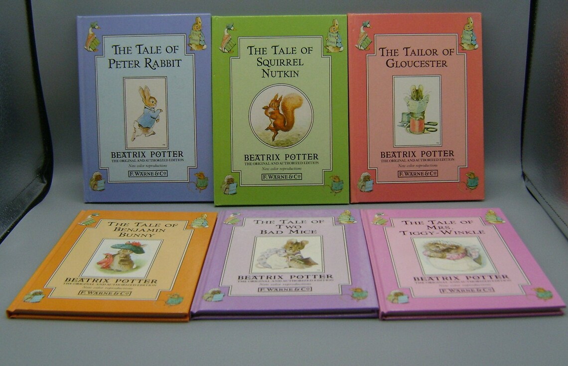 Vintage Beatrix Potter Books by Frederick Warne / 6 - Etsy