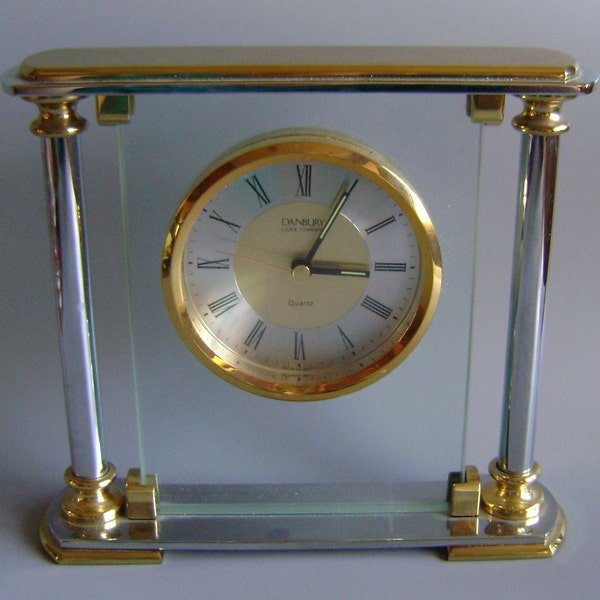 Brass Mantel Clock - Etsy