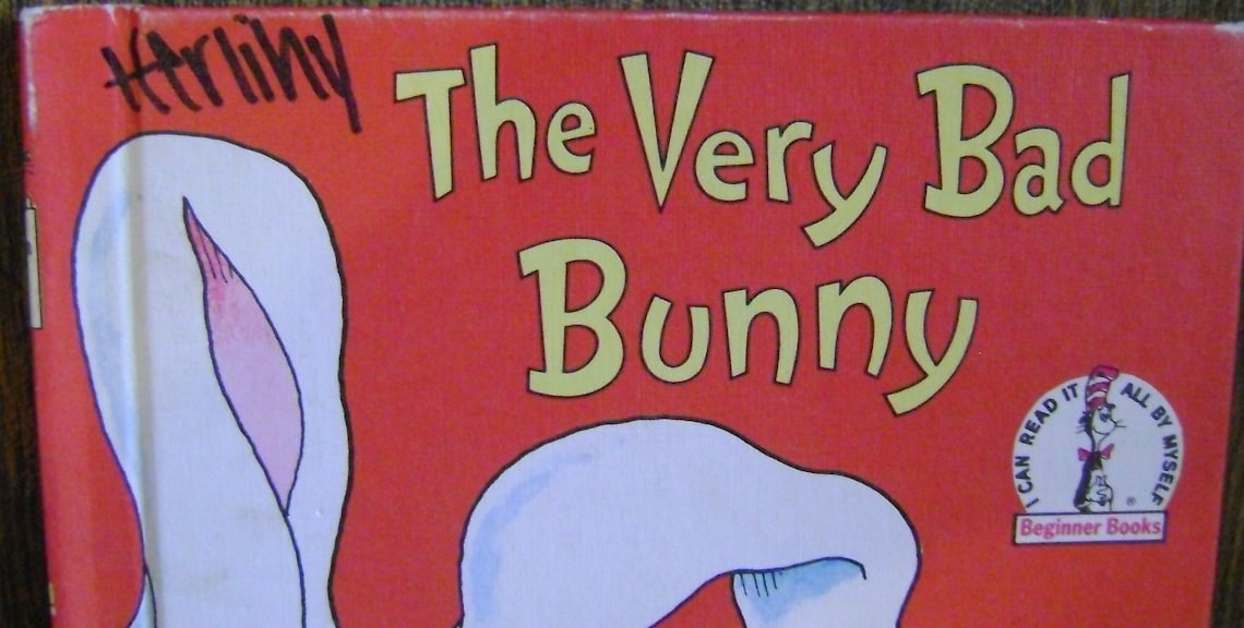 The Very Bad Bunny Book by Marilyn Sadler / Vintage Children's Book ...
