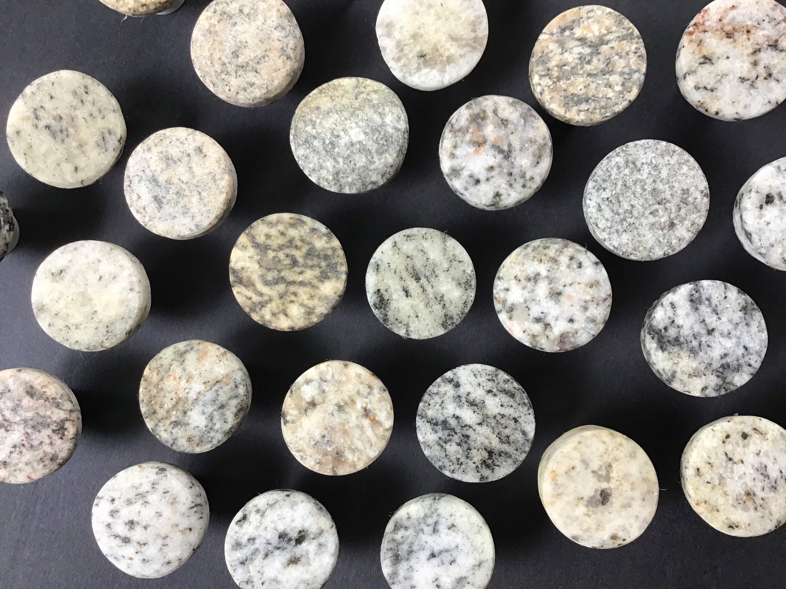 Rock Rounds, 1.25” Natural Stone Cabinet Knobs - Etsy