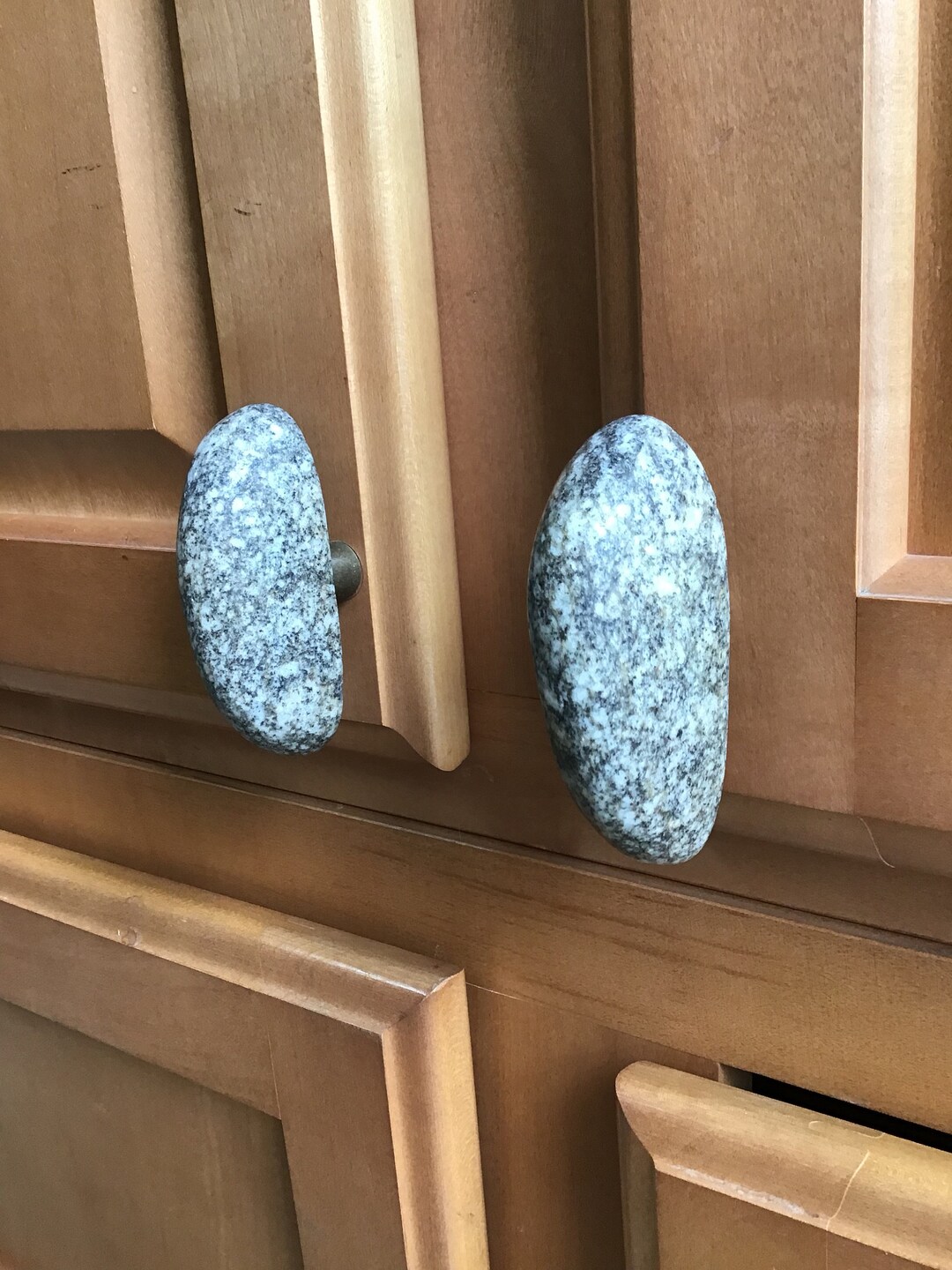 Granite Perfect Pair Knobs, Split Stone Knobs, Michigan Made - Etsy