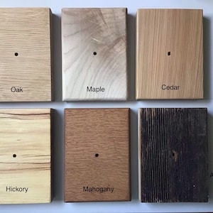 Wood Backing for Rock Knob Hook, Towel Hanger, Mounting Kit for Rock ...