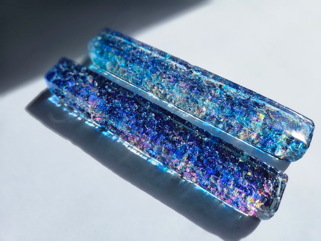 Purple and Blue Sparkly Cabinet Knob, Dancing Water Mermaid Collection ...