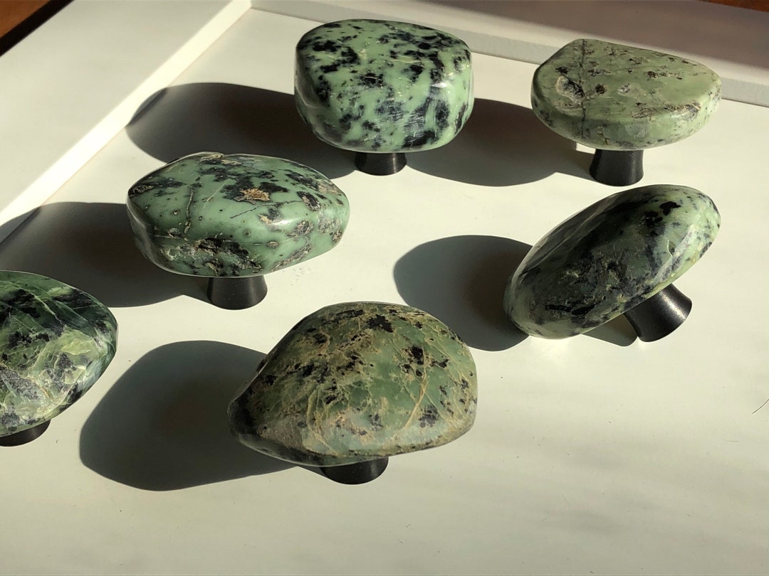 Your Rock Collection Made Into Cabinet Knobs - Etsy