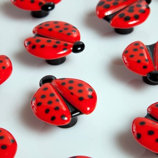 Red Cabinet Knobs - Etsy