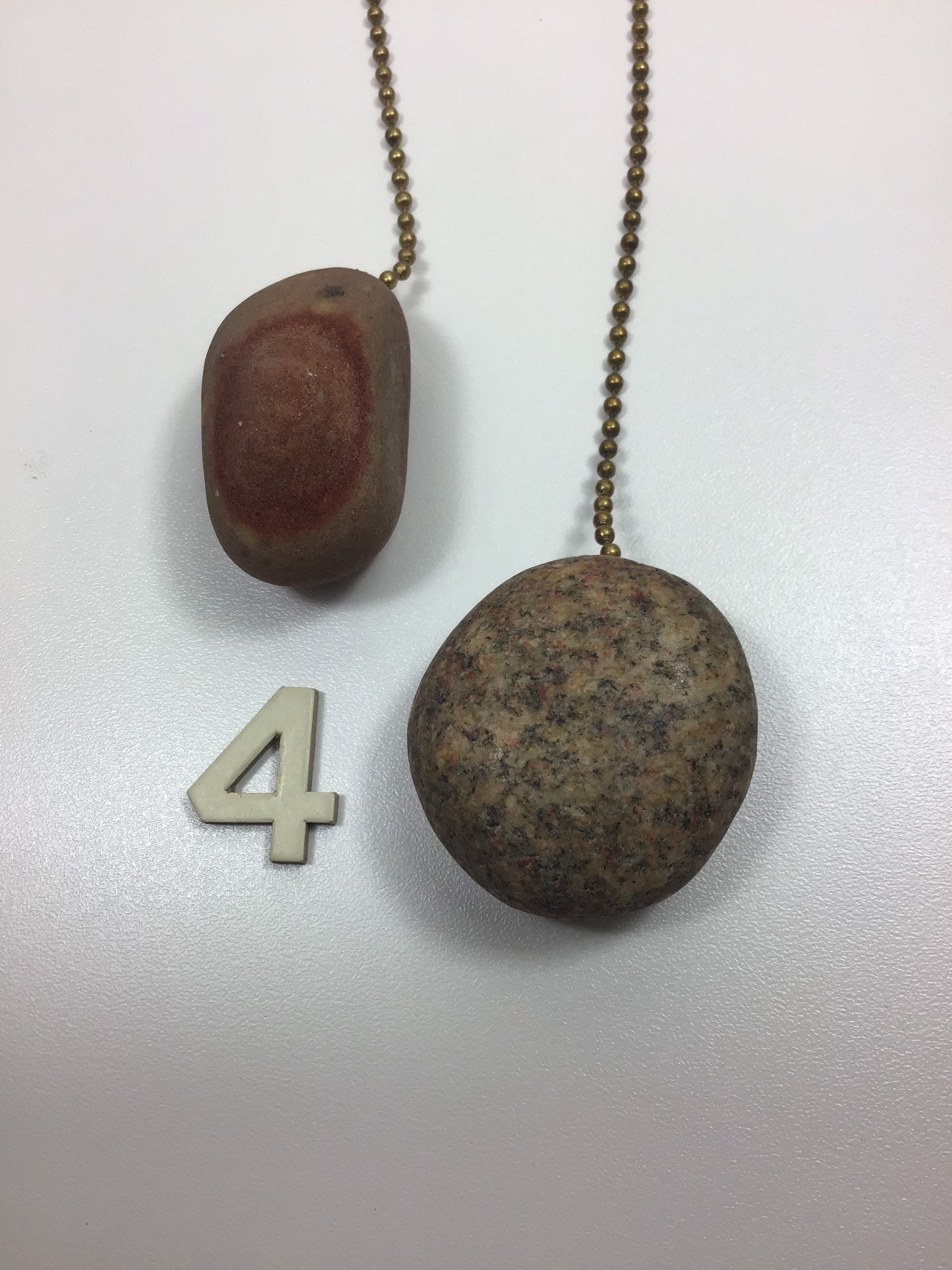 Stone Fan Pulls Made in Michigan Rock Fan Chain Pull - Etsy