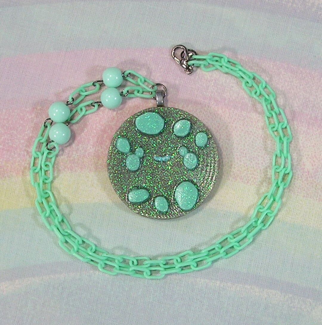 Deco Lolita Necklace, Mint Cholate Chip Cookie Necklace, Sweet Lolita ...