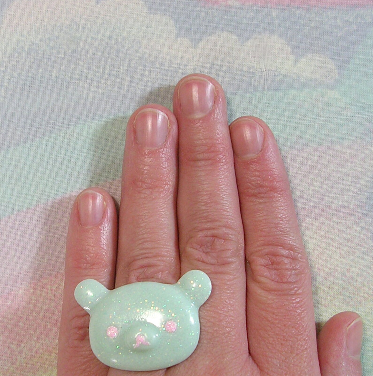 Fairy Kei Ring Pop Kei Ring Decora Ring Kawaii Bear Ring - Etsy