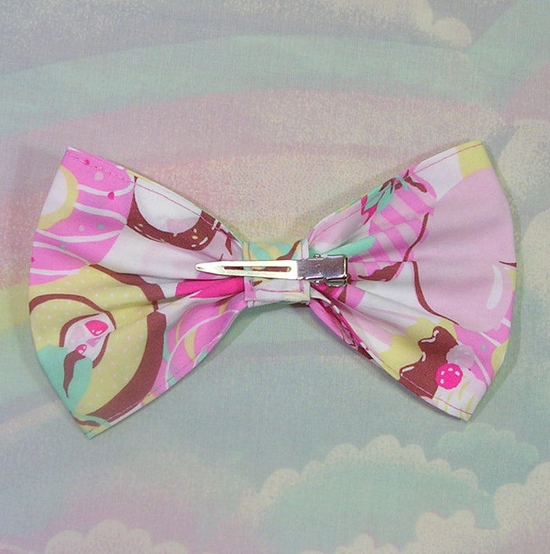 Sweet lolita Hair Bow Fairy Kei Hair Bow Pop Kei Hair Bow | Etsy