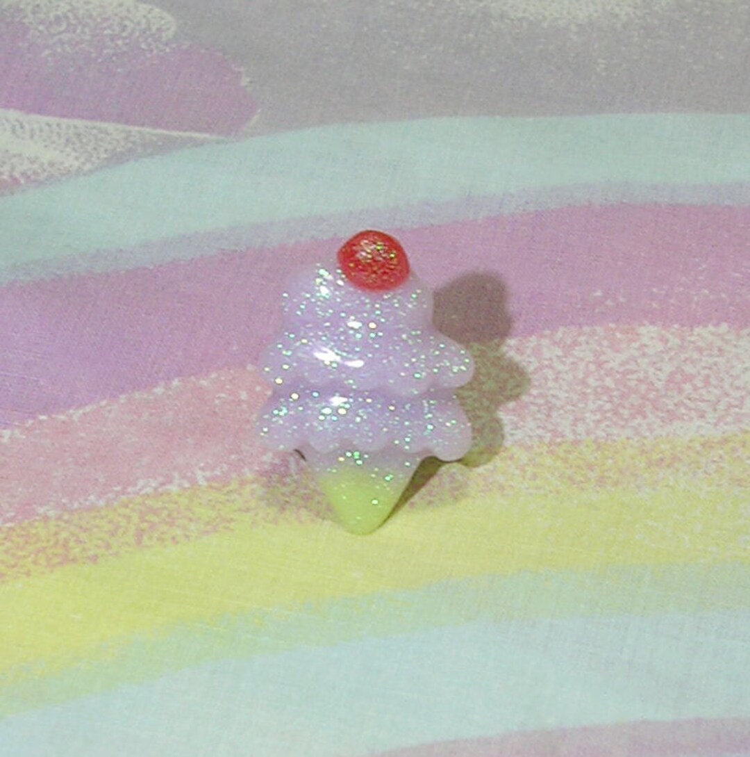 Dreamy Ice Cream Ring, Decora Ring, Fairy Kei Ring, Pop Kei Ring, Sweet ...