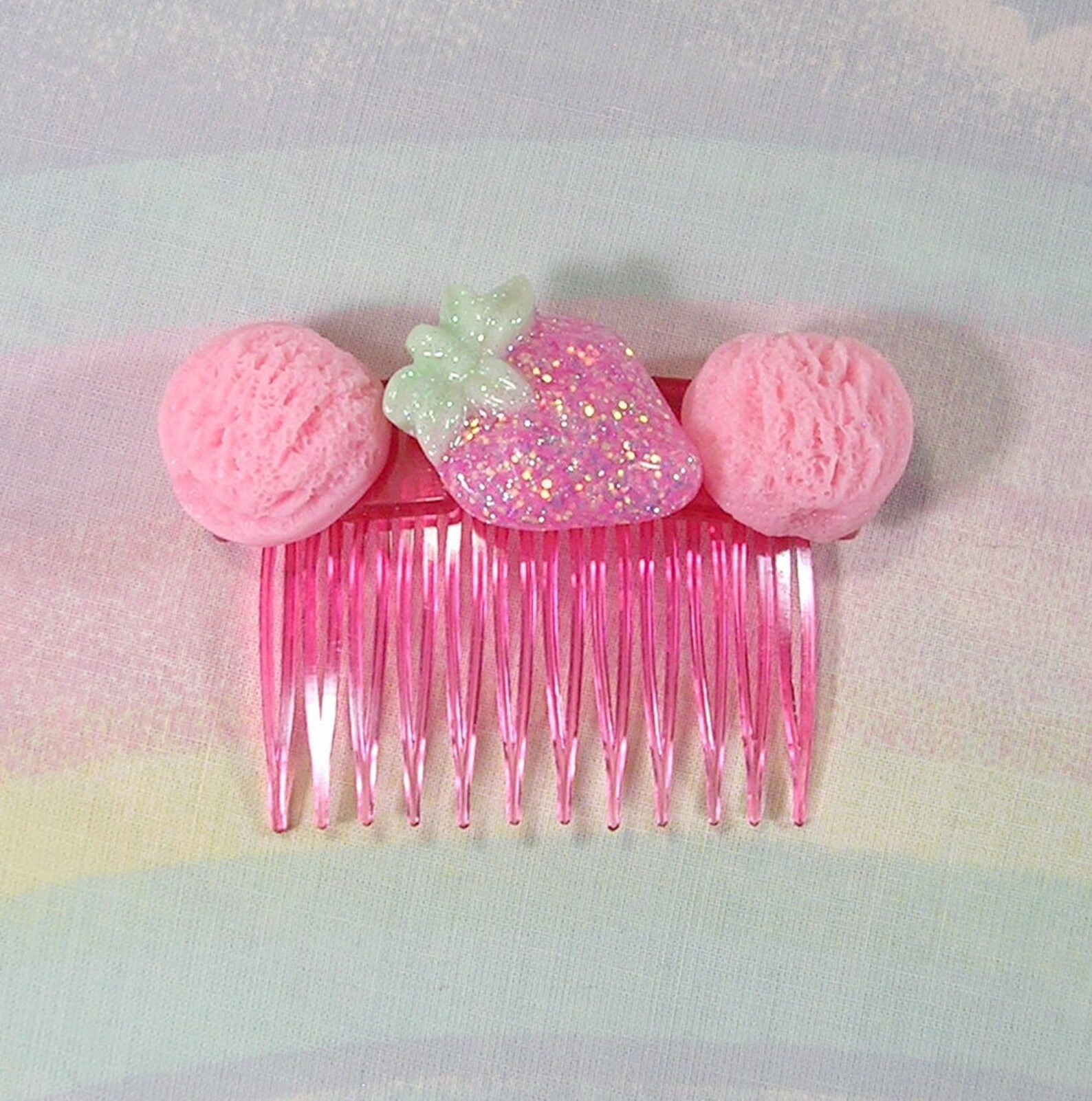 Fairy Kei Hair Comb 80s Hair Comb Decora Hair Comb - Etsy