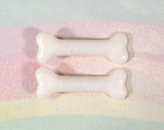Pastel Goth Bone Clips, Creepy Cute Bone Hair Clips, Small Bone Clips ...