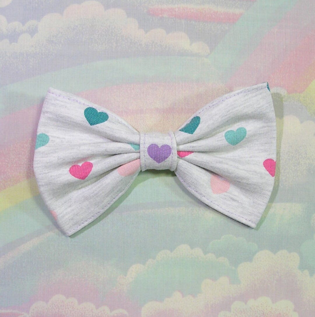 Chunky Hair Bow Decora Hair Bow Kawaii Hair Bow Pop Kei - Etsy