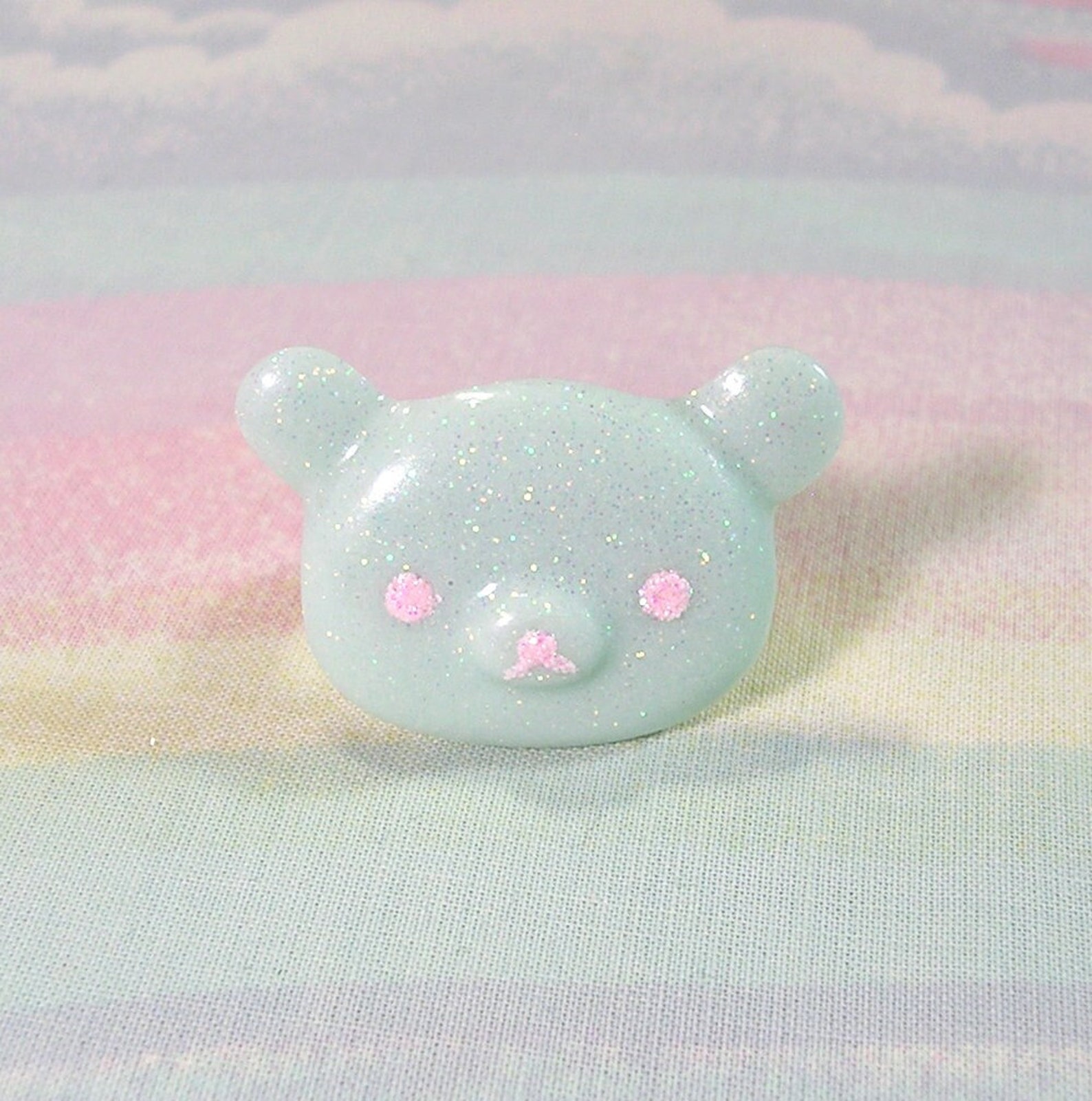 Fairy Kei Ring Pop Kei Ring Decora Ring Kawaii Bear Ring - Etsy
