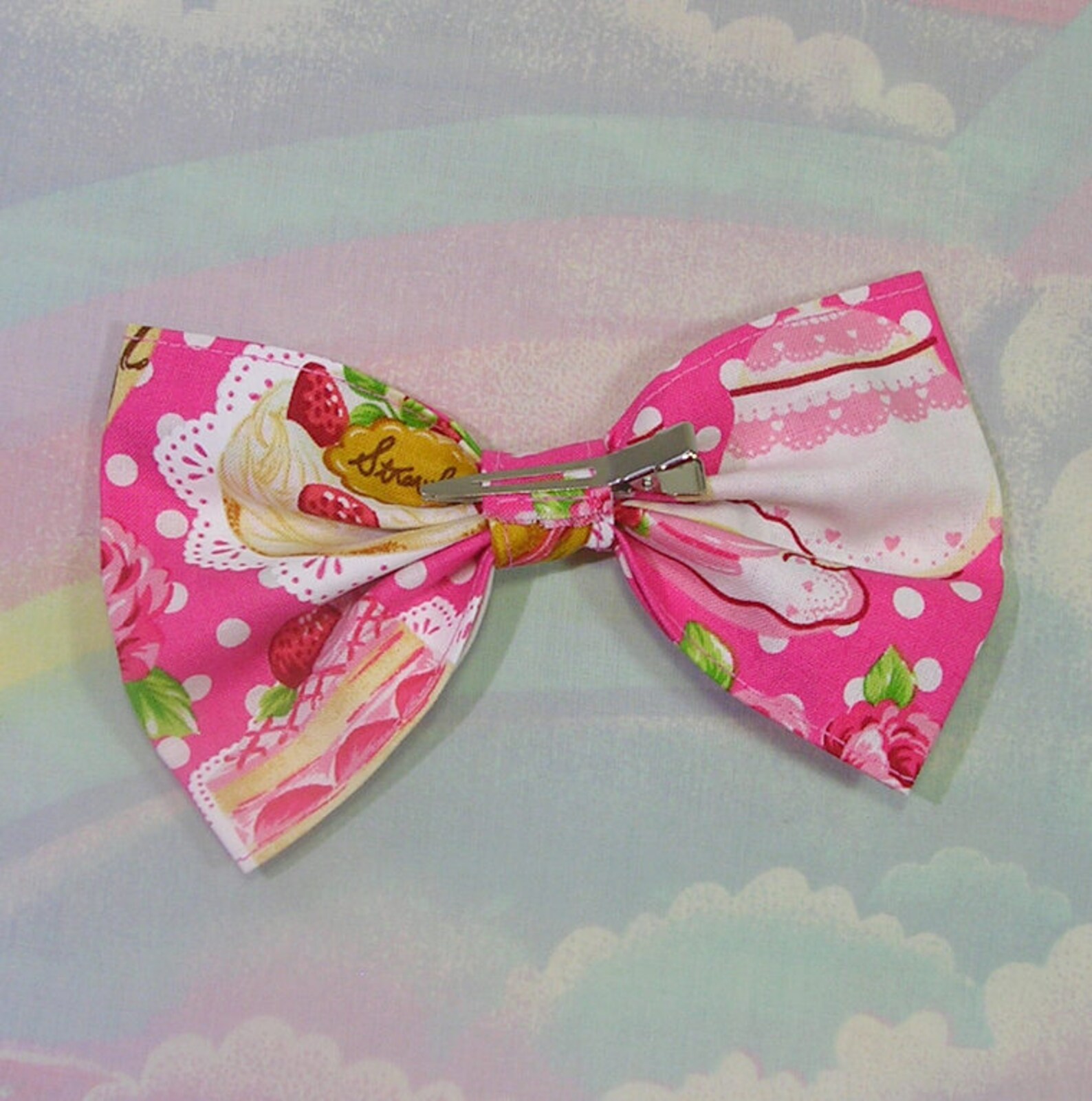 Sweet Lolita Hair Bow Fairy Kei Hair Bow Pop Kei Hair Bow | Etsy