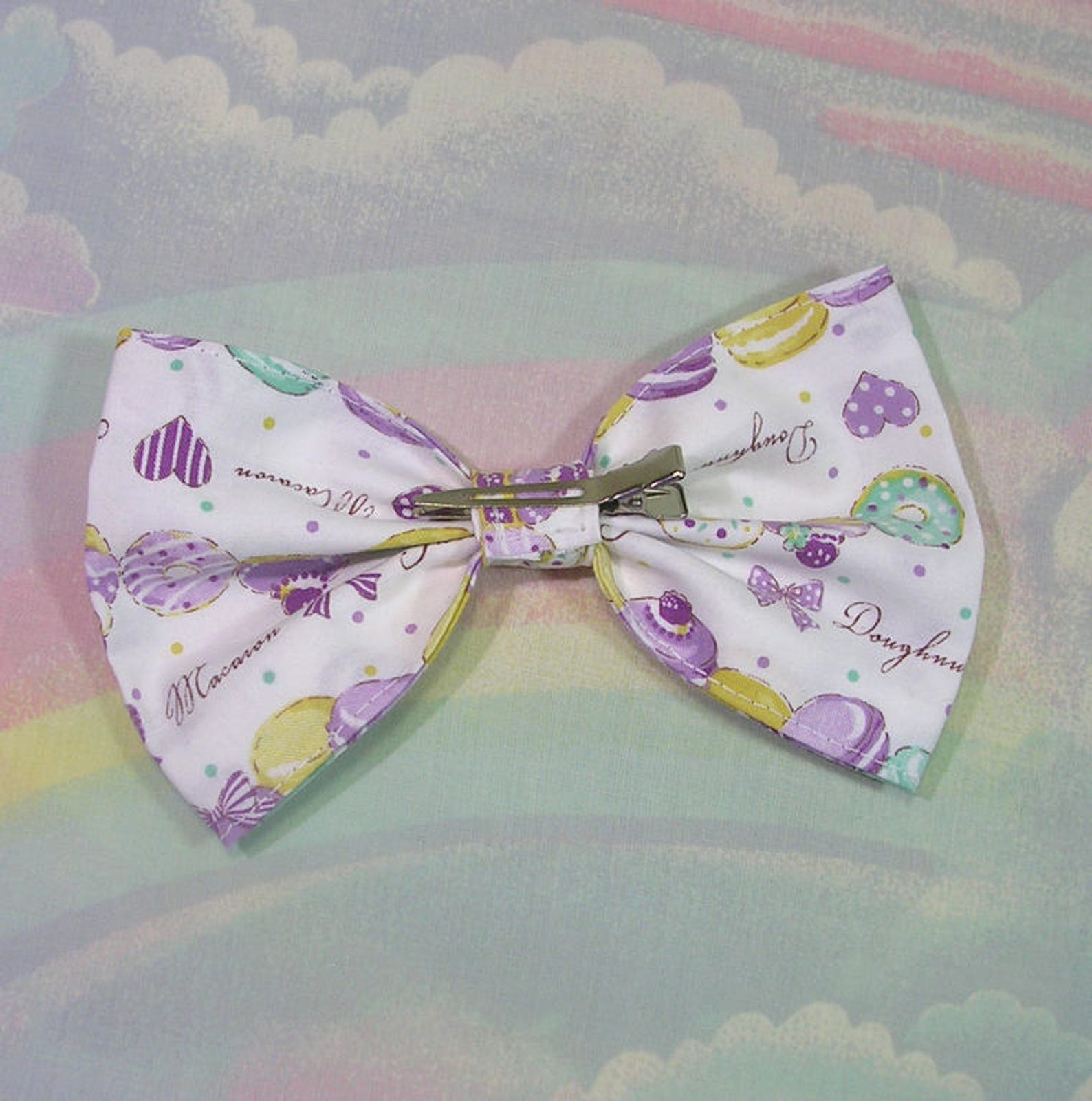 Sweet Lolita Hair Bow Deco Lolita Hair Bow Macaron Hair Bow | Etsy