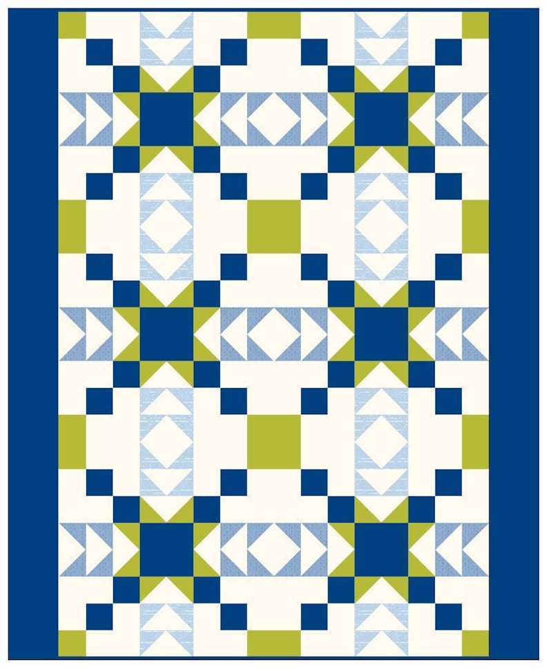 Easy, Southwestern Quilt Pattern - Quilting - Modern, Twin, Simple ...