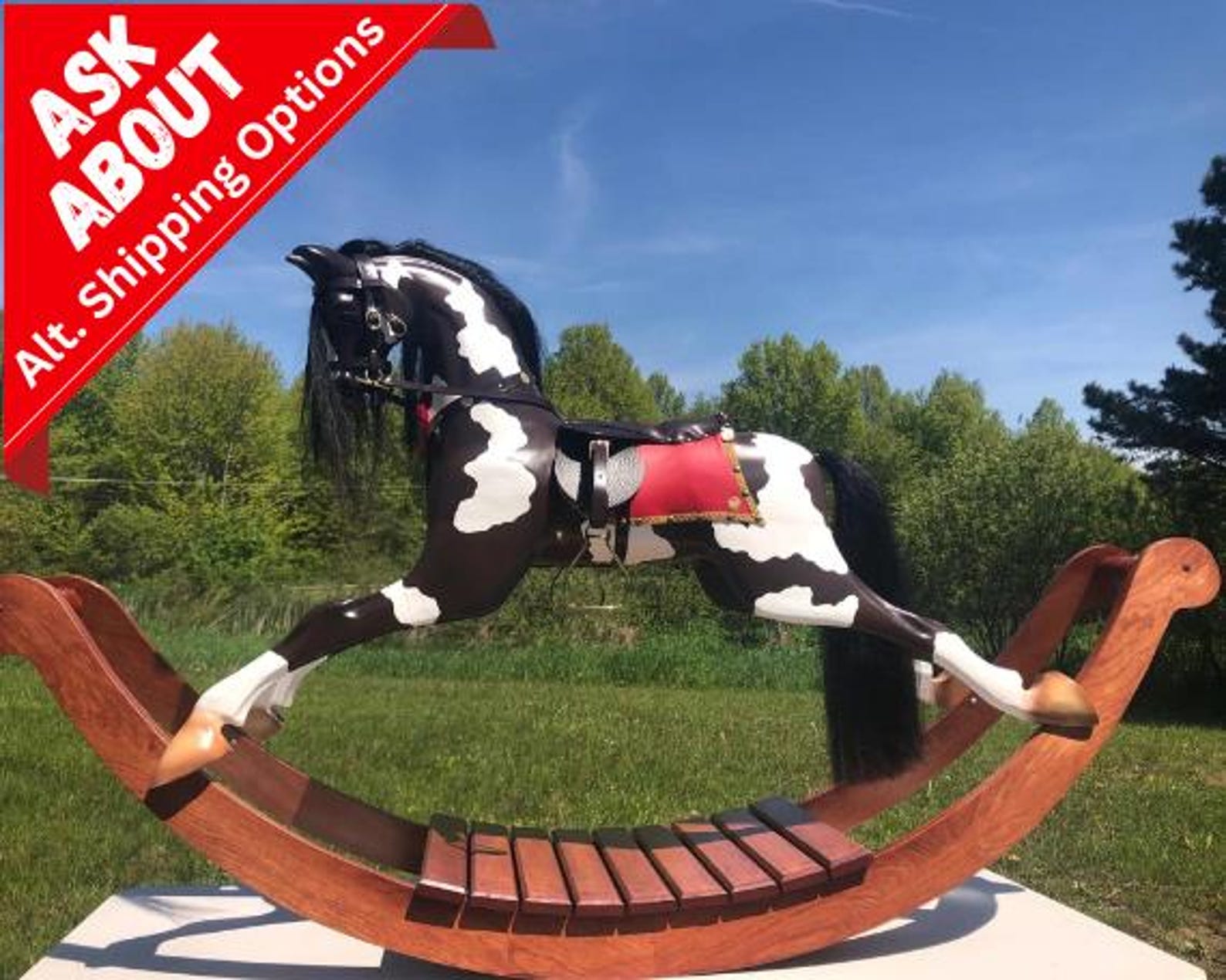 Victorian Carousel Rocking Horse (medium) - Etsy
