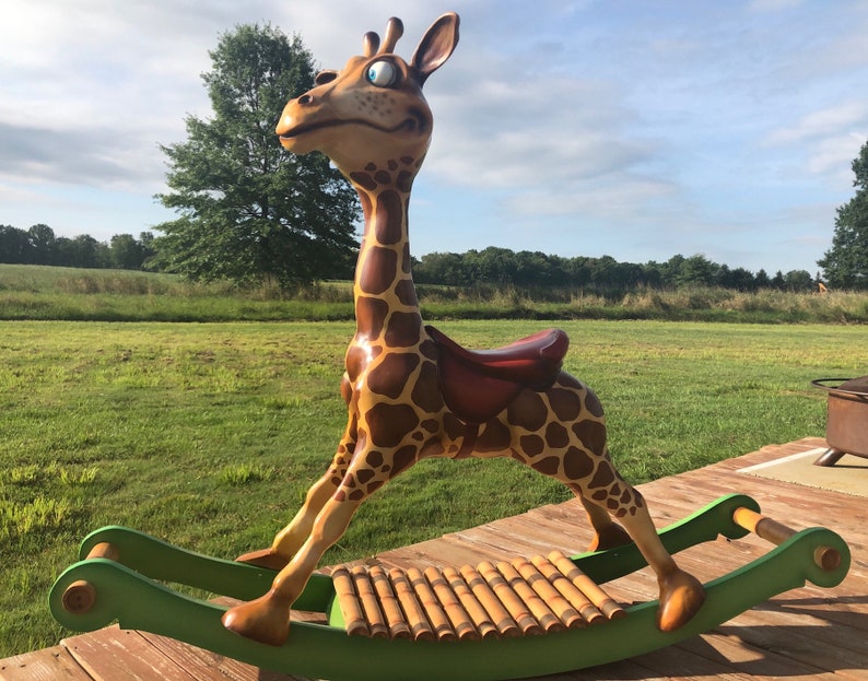Whimsical Rocking Giraffe - Etsy