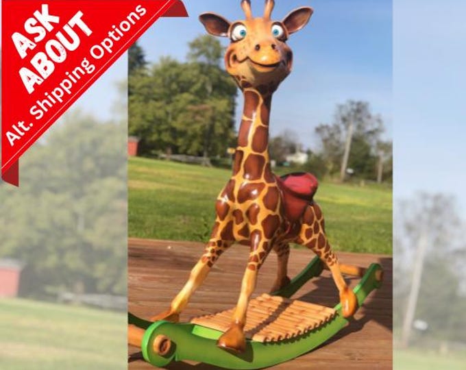 Whimsical Rocking Giraffe - Etsy