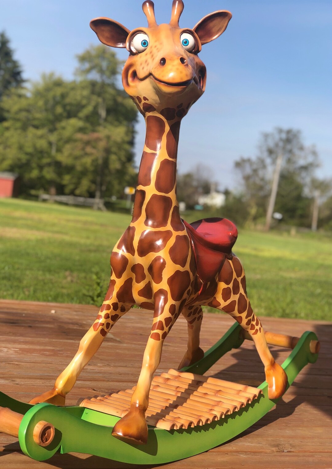 Whimsical Rocking Giraffe - Etsy