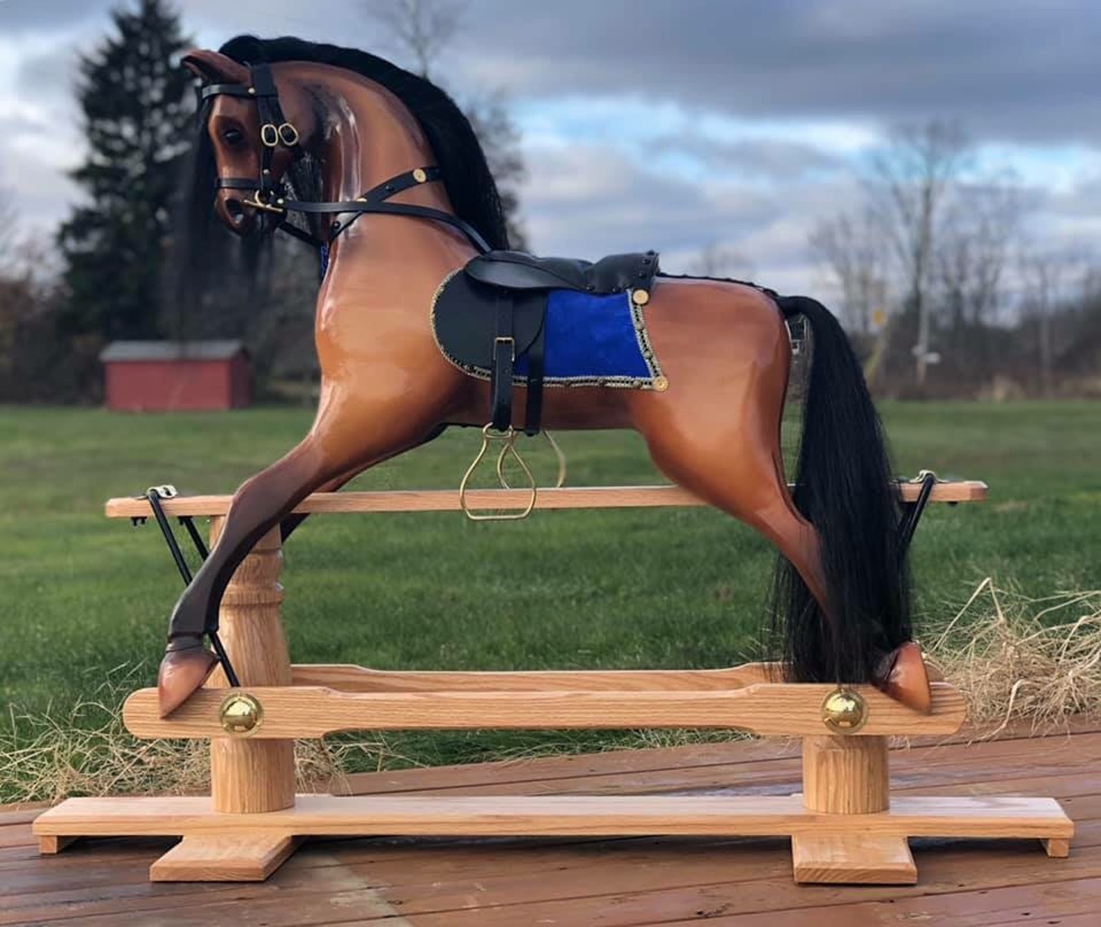 Victorian Carousel Rocking Horse (medium Glider) - Etsy