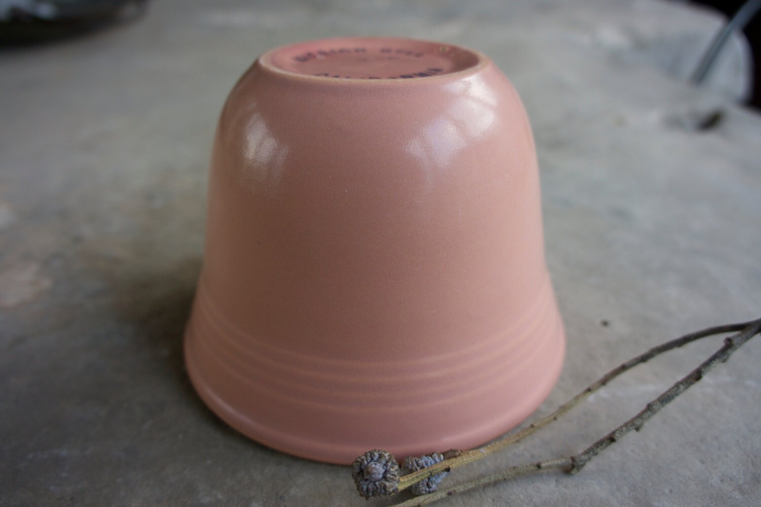Mission Bell by Metlox of California Pink Satin Deep Bowl - Etsy