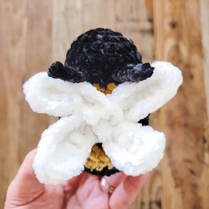 Velvet Bumble Bee Plushie: Soft Crochet Bee Stuffy, Nursery Decor - Etsy