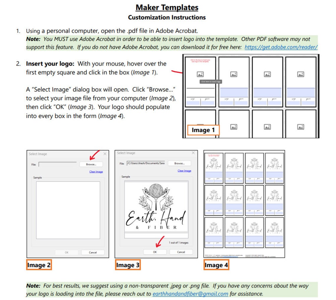 Fiber Art Template Bundle: Crochet Knit Care Cards (digital Download ...