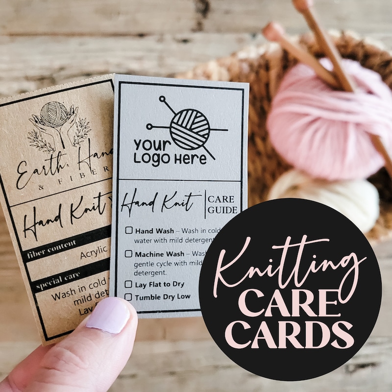 Hand Knit Tags - Etsy