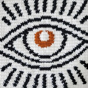 All-seeing Eye Tapestry Crochet Pattern, Eye of Providence Wall Hanging ...
