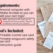 Crochet Care Card Template, Editable Printable Washing Instructions ...