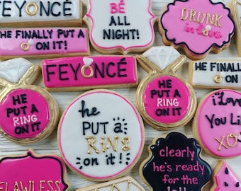 Bridal cookies | Etsy