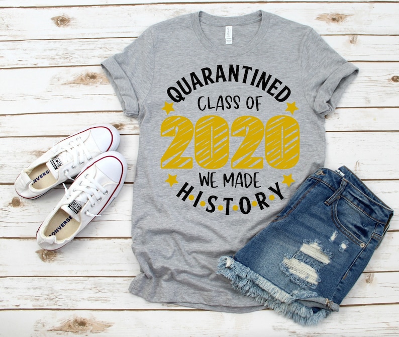Class of 2020 Graduation Shirt Straight Outta Quarantine - Etsy