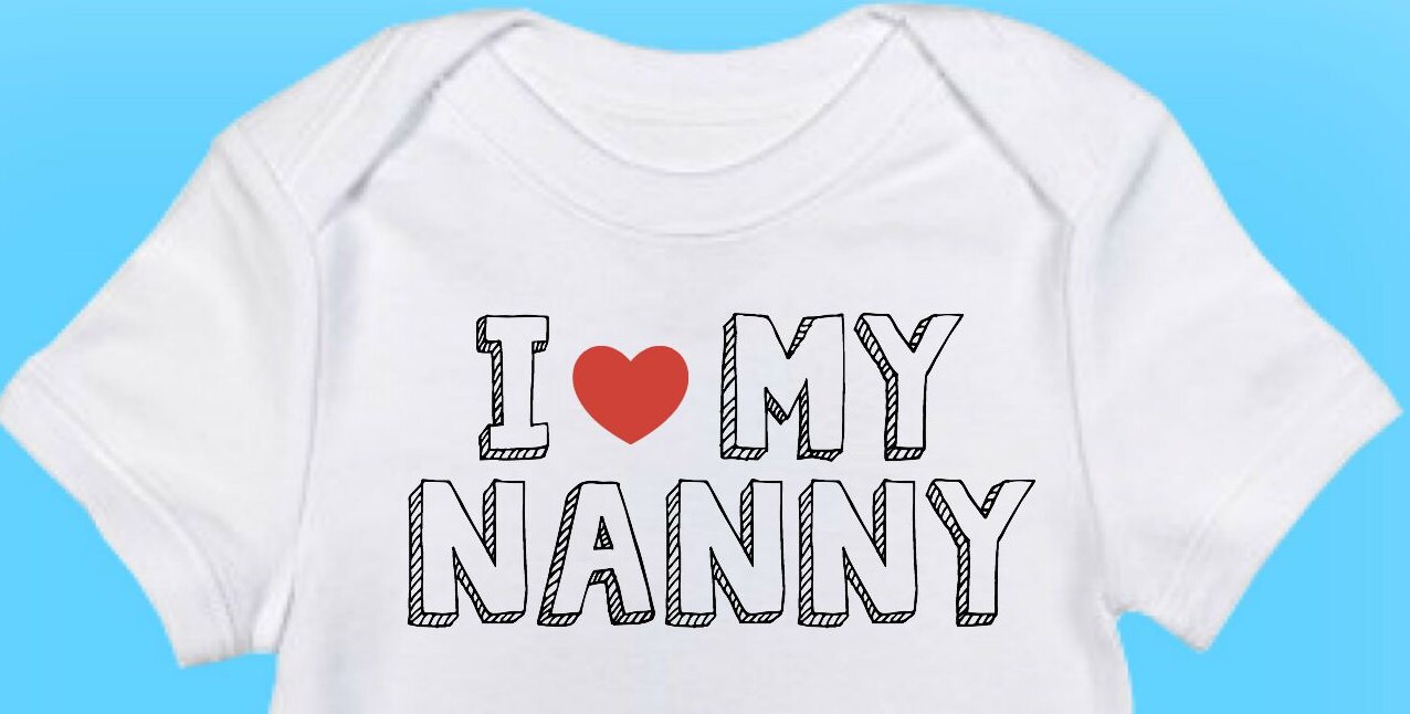 Baby Gift Idea I Love My Nanny Onesie® Nanny Onesie Baby | Etsy