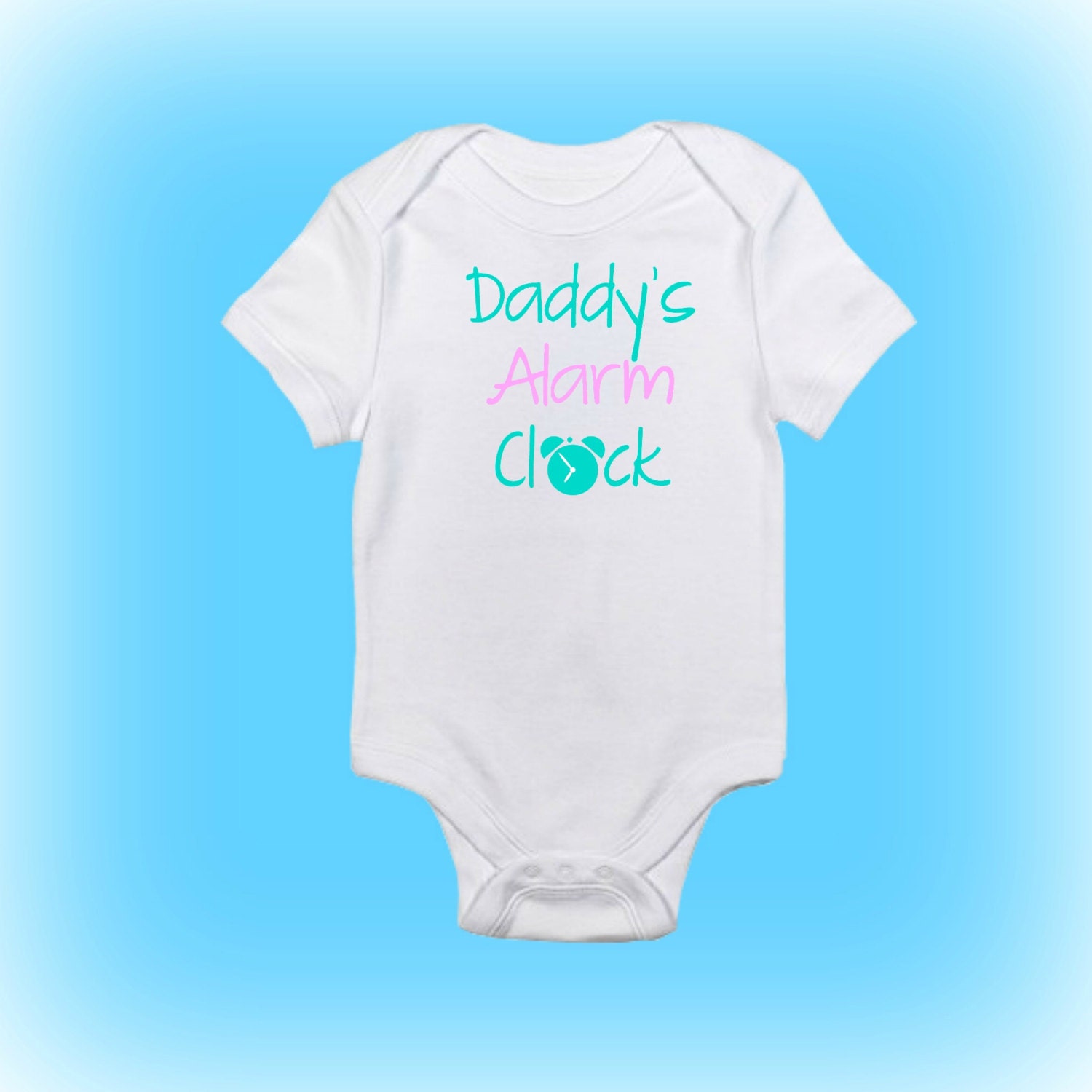 Gift for New Daddy - Daddy's Alarm Clock Onesie®- Baby Gift Idea - Baby ...