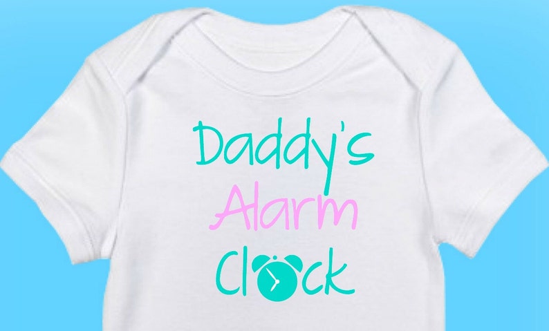 Gift for New Daddy - Daddy's Alarm Clock Onesie®- Baby Gift Idea - Baby ...