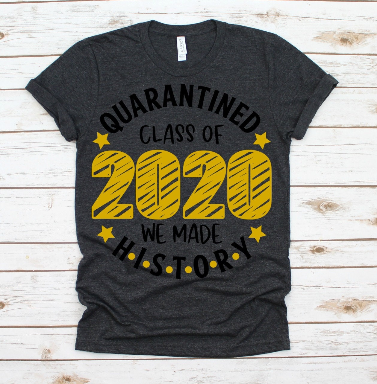 Class of 2020 Graduation Shirt Straight Outta Quarantine - Etsy