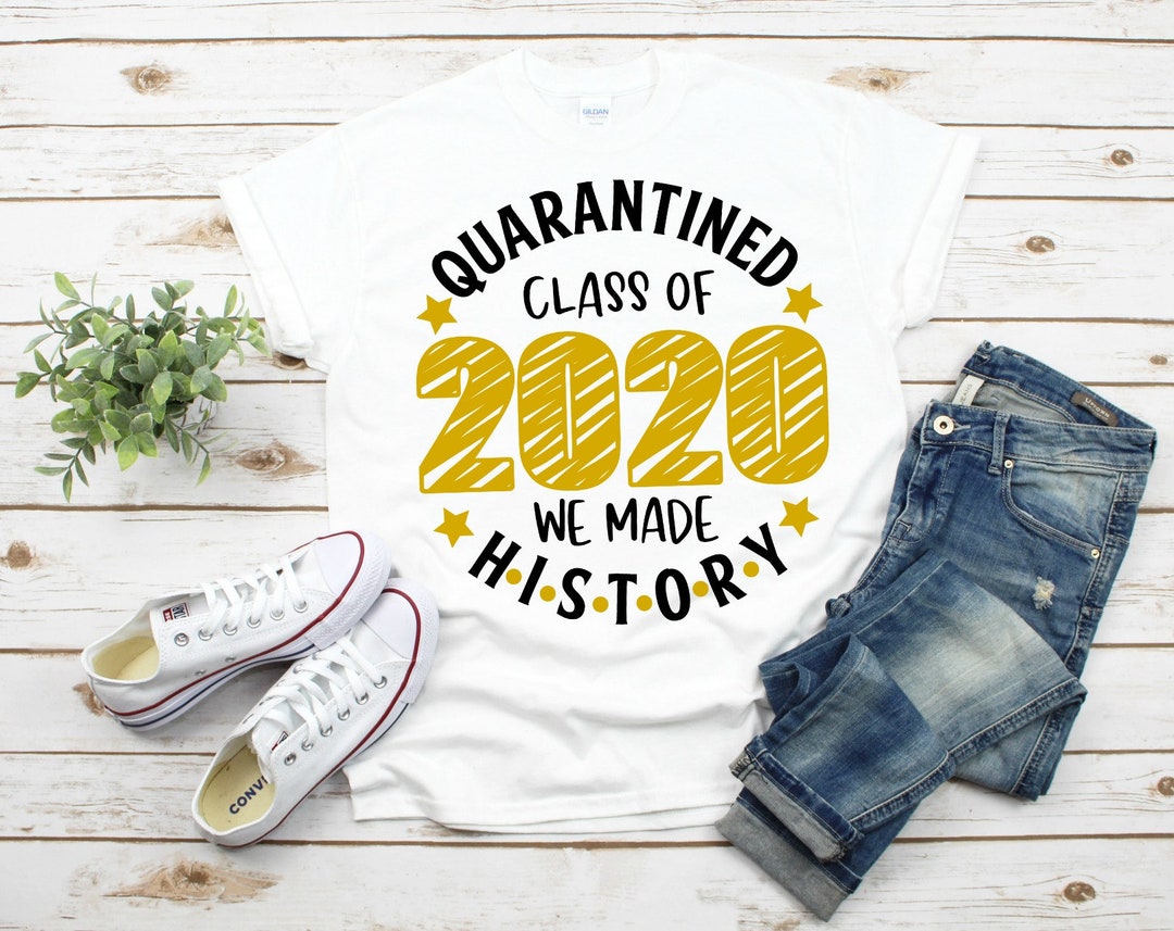 Class of 2020 Graduation Shirt Straight Outta Quarantine - Etsy