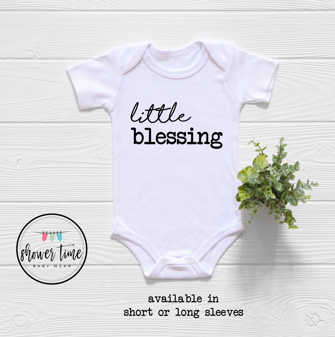 Little Blessing Baby Onesie® - Little Answered Prayer Baby Onesie ...