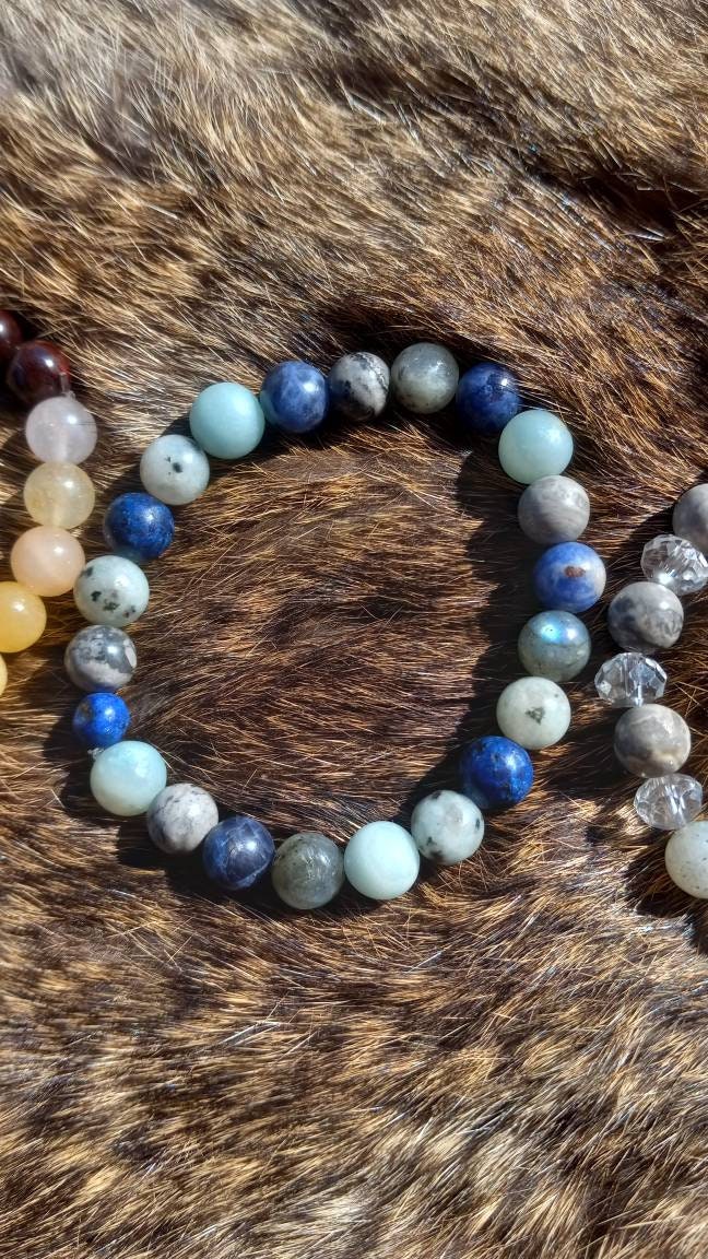 Set of Earth Elements Grounding Gemstone Bracelets earth - Etsy
