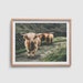 Highland Cow Print Cow Wall Art Farmhouse Wall Decor Modern Cow ...