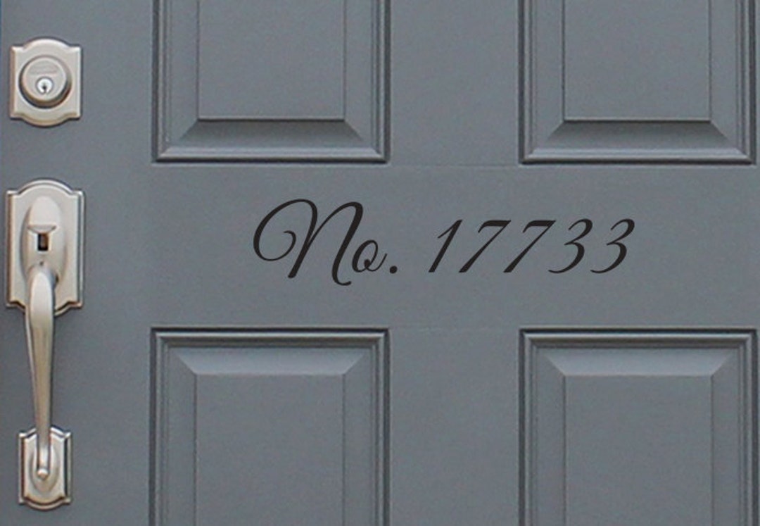 Custom House Number Vinyl Decal, Home Decor, Great Gift Idea - Etsy