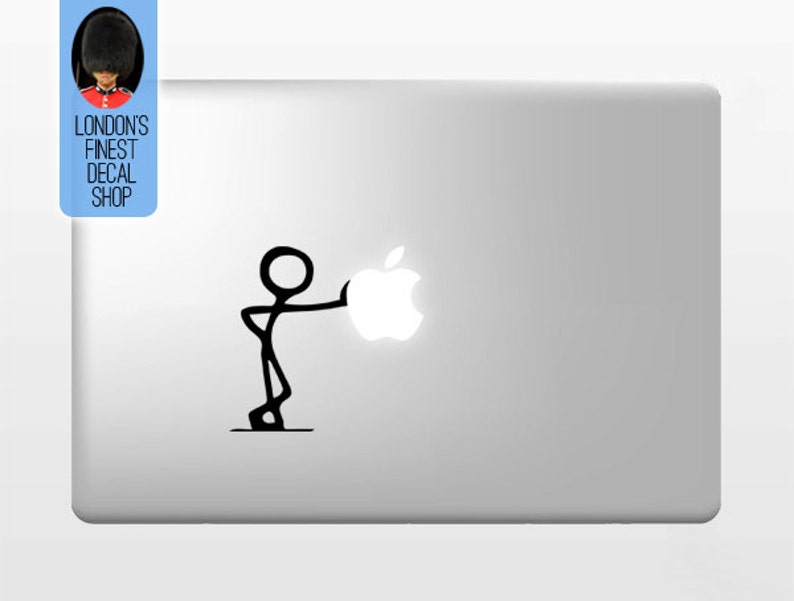 Stickman - MacBook Vinyl Decal Sticker / Laptop Decal / iPad Sticker - Etsy