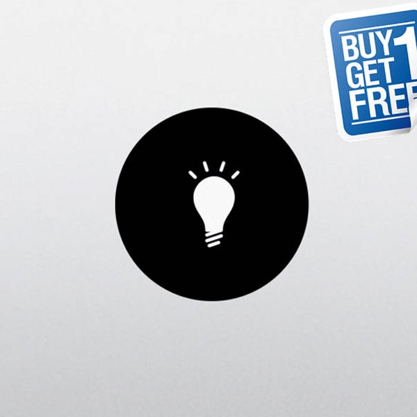 MacBook Light Decal - Etsy